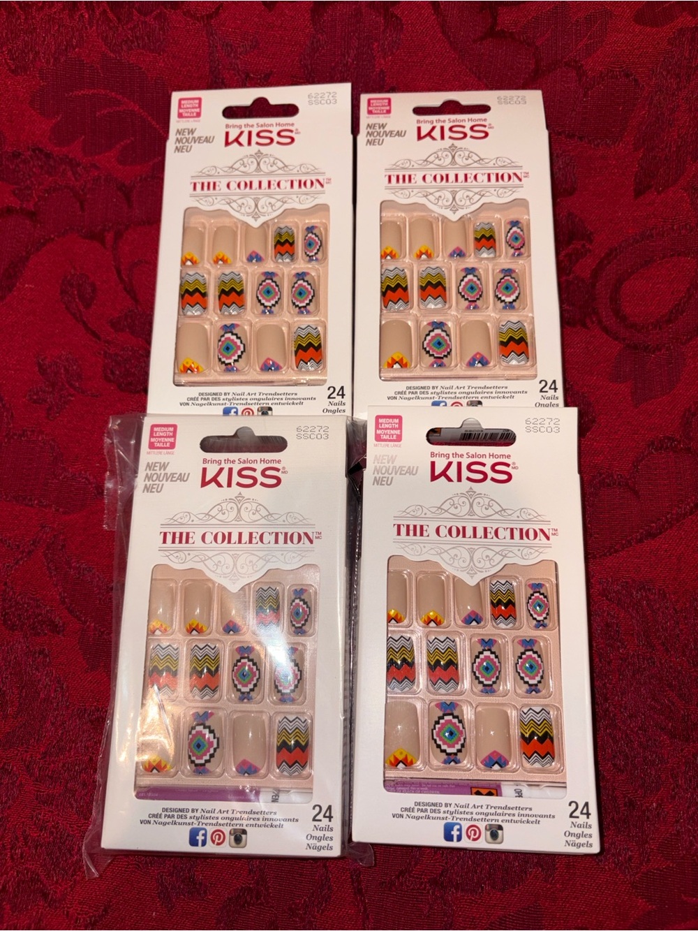 Makeup | Kiss Collection 24 Pcs Nails 1 | Poshmark
